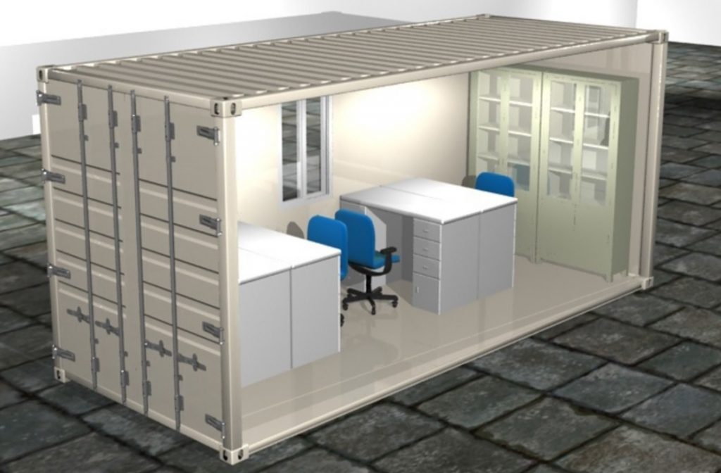 4 Contoh Layout Office Container | Tradecorp Blog