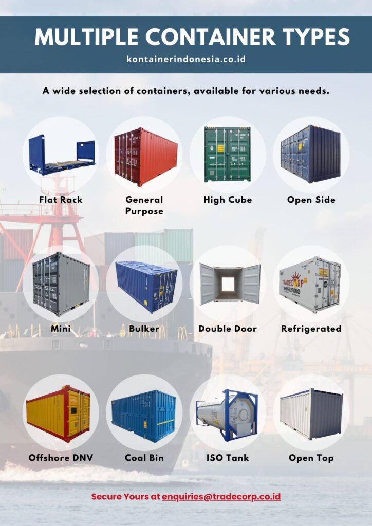 10 Jenis-Jenis Peti Kemas Kebutuhan Logistik & Fungsinya